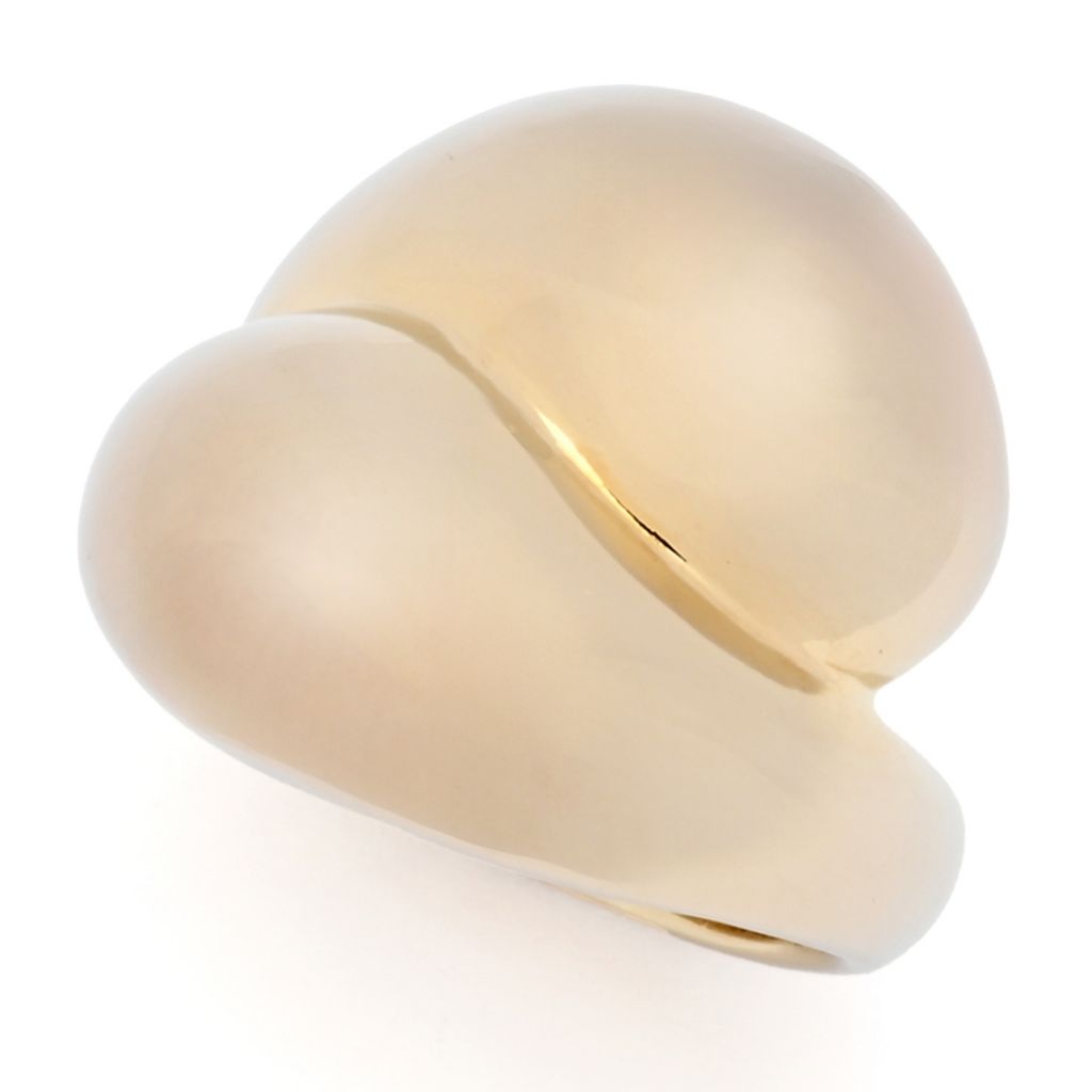 Electroform Polished Bypass Ring - Rose Gold, Yellow Gold, or Platinum ...
