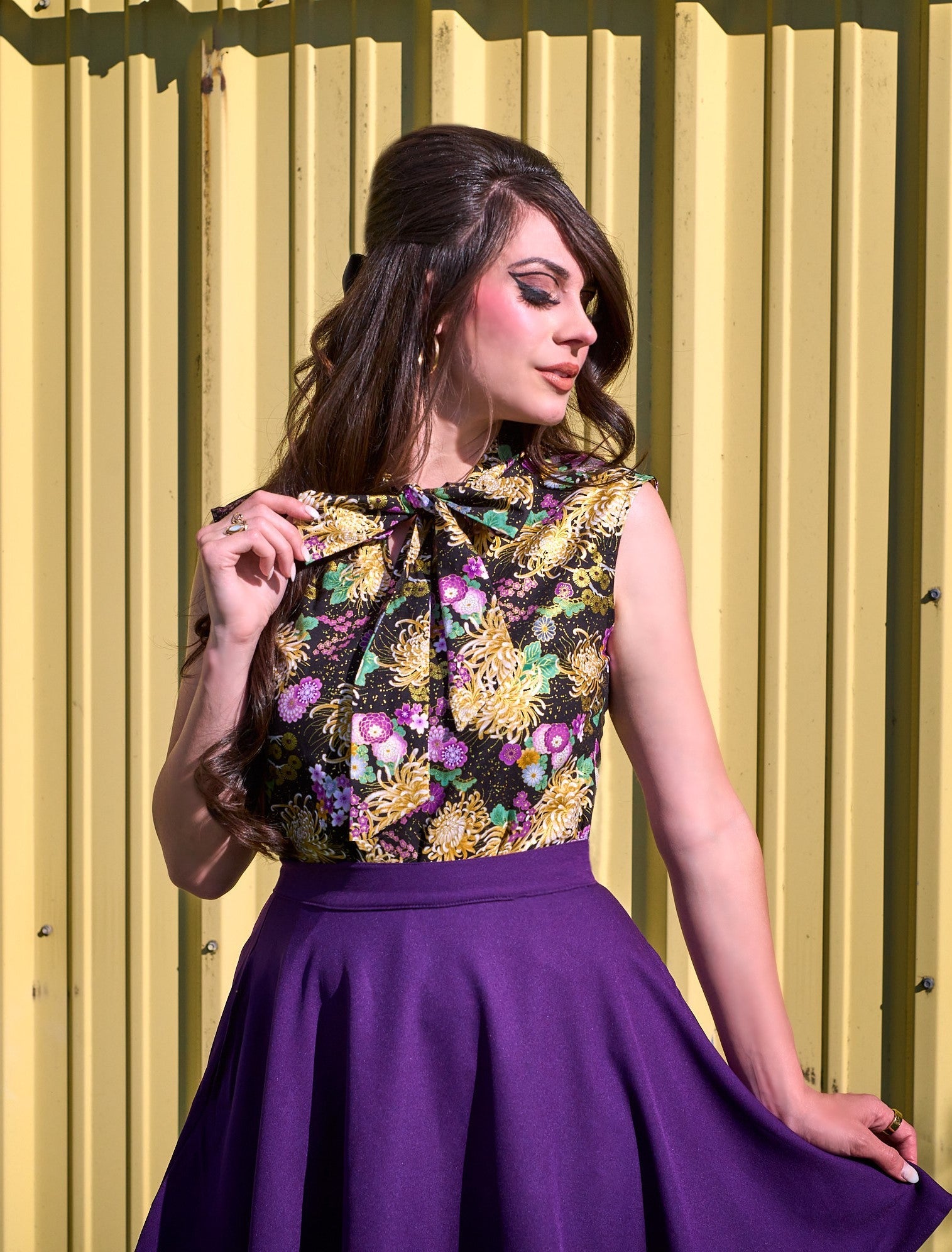 Bloom Bow Top | Retrolicious – pinupgirlclothing.com